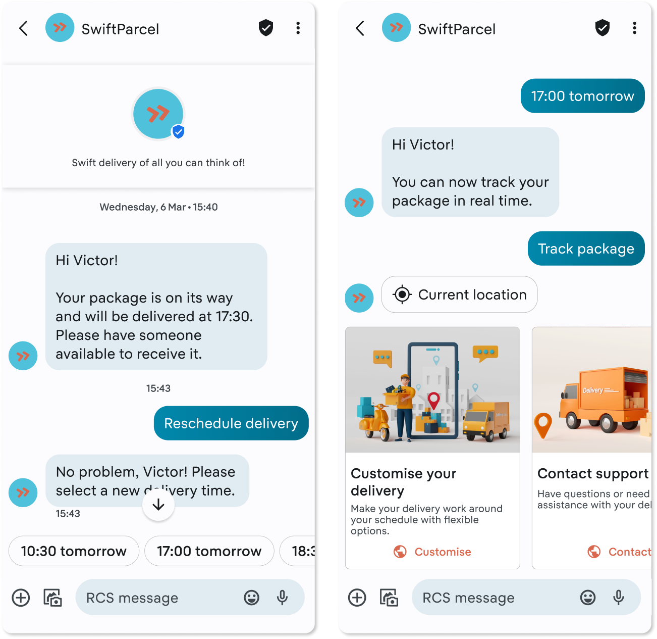 Google RCS Messaging for Business | Next-Gen Customer Engagement